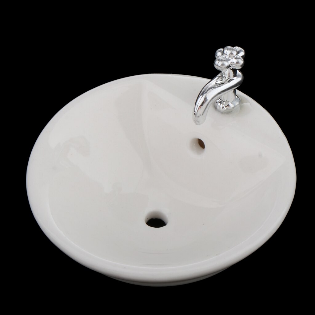 1:12 Mini Wash Basin for Doll House Bathroom Scene... – Grandado