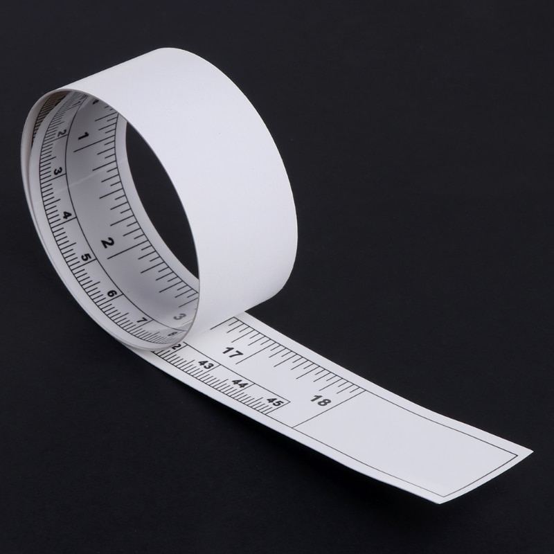 OOTDTY 45cm 90cm Self Adhesive Metric Measure Tape... – Grandado