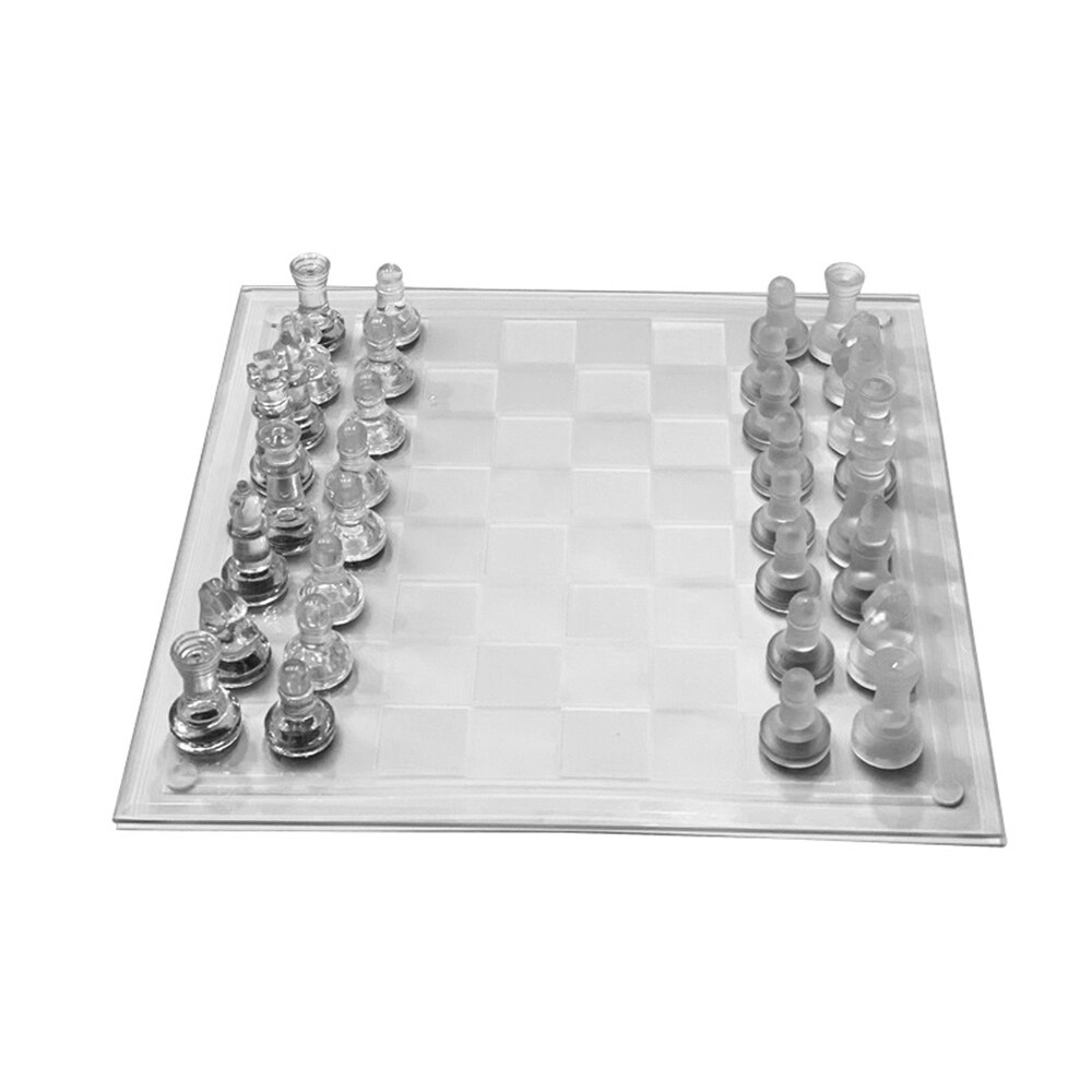 Glass International Chess Set 10 Inch Chess Board ... – Vicedeal