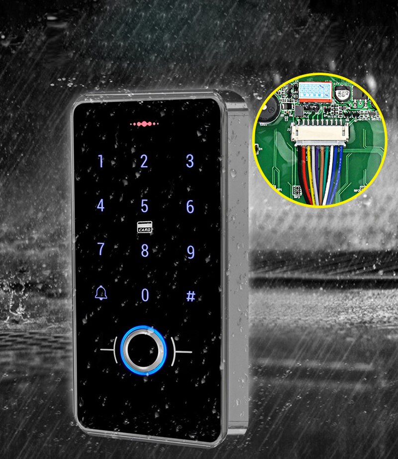 With 13.56MHz Tags y Button IP68 Waterproof Finger... – Grandado