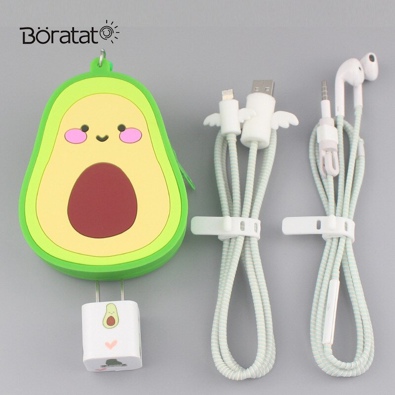 Avocado Cable Winder Charger Sticker for iPhone 11... – Vicedeal