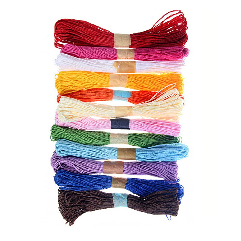 12 Colors Paper Rope DIY String Kids Braid Toy Han... – Grandado