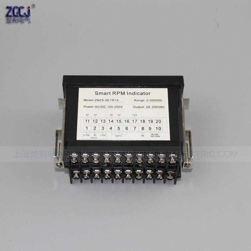 Digital RPM indicator with 0-10V output 0-999999 s... – Vicedeal