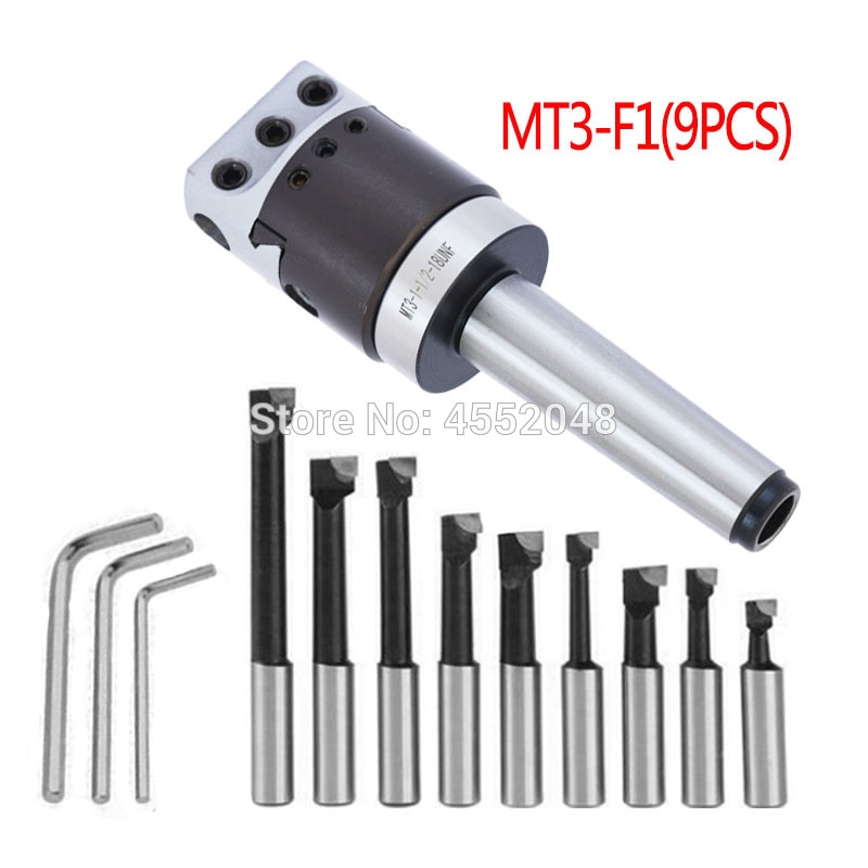 MT3 tapered hoe set, 1 MT3-F1-12 50mm hoe, 1 MT3-M... – Grandado