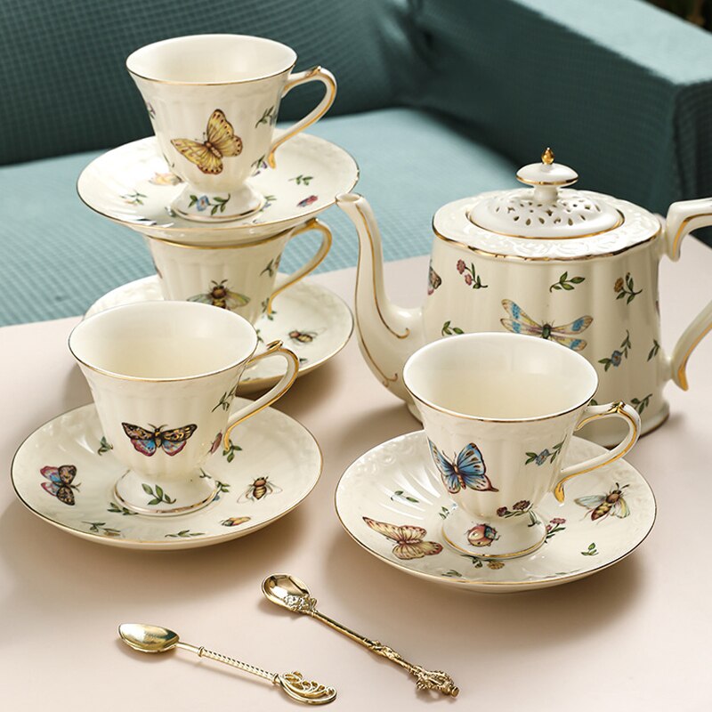 Ceramic European-style Small Luxury Home Tea Set H... – Vicedeal