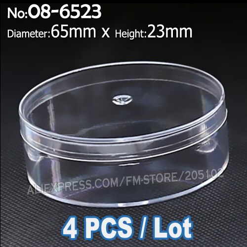 Many Sizes Clear Round Box Plastic case for Organi... – Grandado