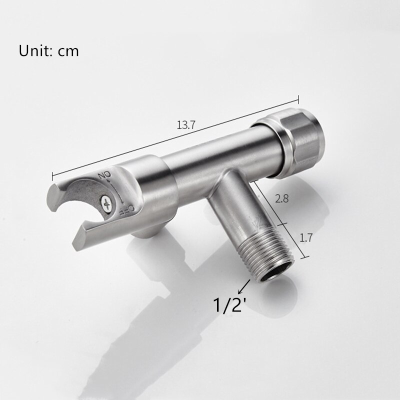 Rvs Muur-In Kraan 1 In 2 Out Multifunctionele Wate... – Vicedeal