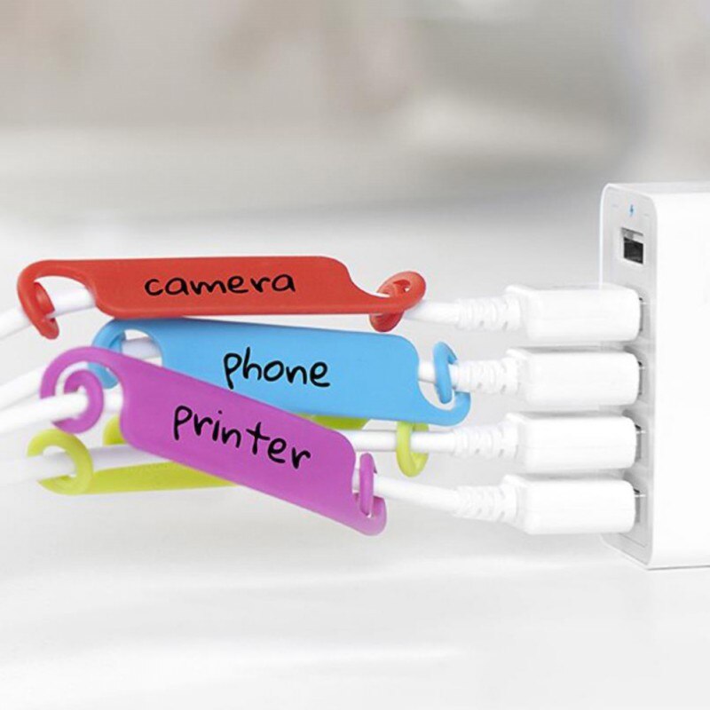 10pcs/1 sheet Self-adhesive Cable Sticker Waterpro... – Grandado