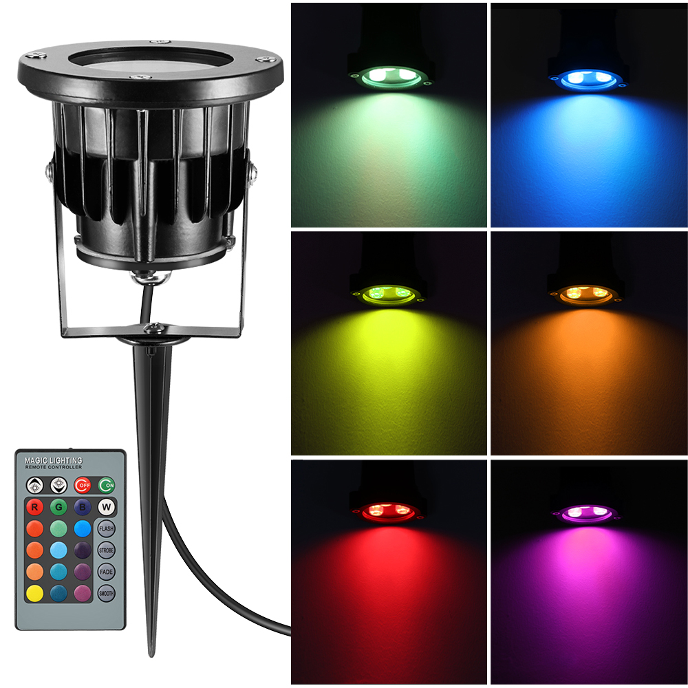 LED outdoor verlichting 12W RGB Gazon Tuin Flood L... – Vicedeal
