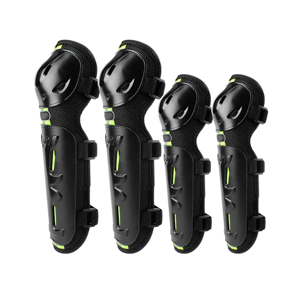 4pcs Motorcycle Knee Pads Elbow Protector Night Re... – Grandado
