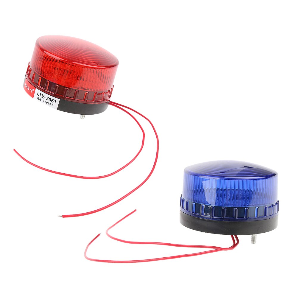 Red+Blue Emergency LED Flashing Strobe Signal Warn... – Grandado