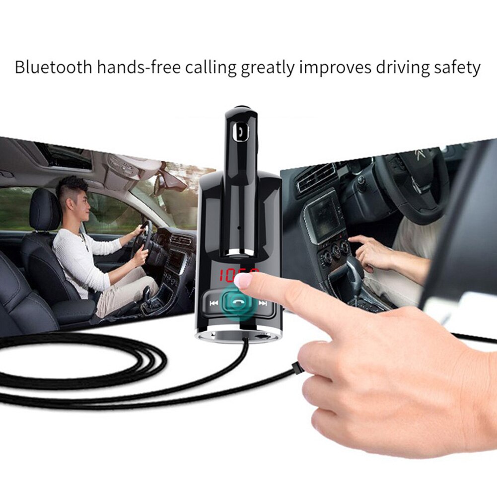 BC46 Car Kit Wireless Handsfree Adapter Easily Ins... – Grandado