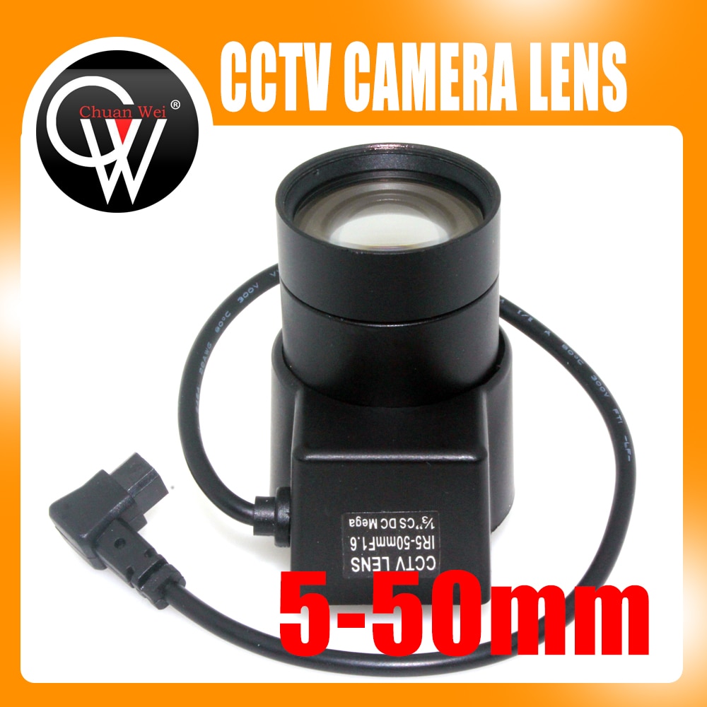 5-50mm CCTV CS Lens Megapixels F1.6 DC-Auto Iris V... – Grandado