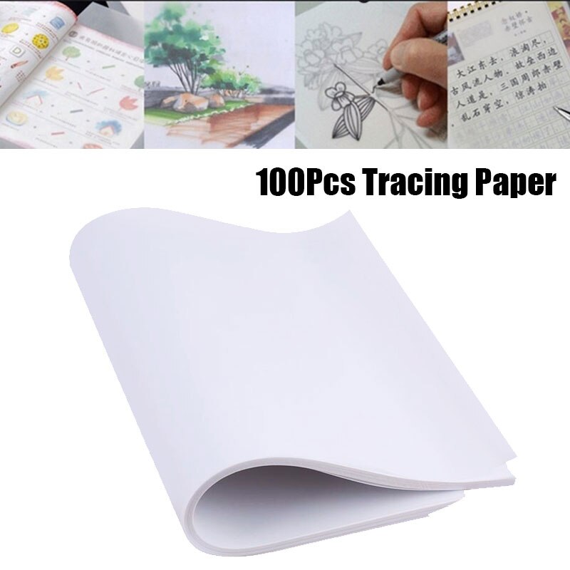 Tracing Paper 100Pcs A4 Translucent Tracing Transf... – Grandado