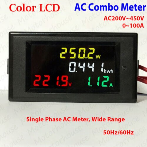 Ac 220V ~ 450V 230V 240V Digitale Lcd Led Voltmete... – Vicedeal