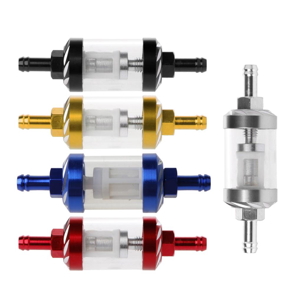 CNC 8mm Gas Fuel Filter Scooter Universal Aluminum... – Vicedeal