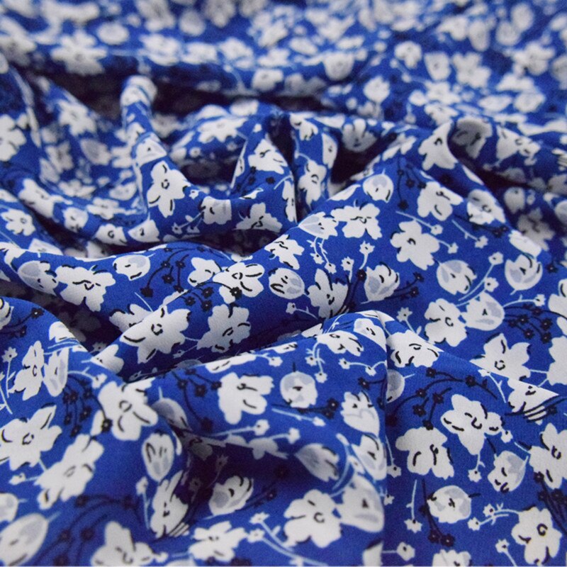 Half Meter High Grade Blue Bottom With White Flowe... – Grandado