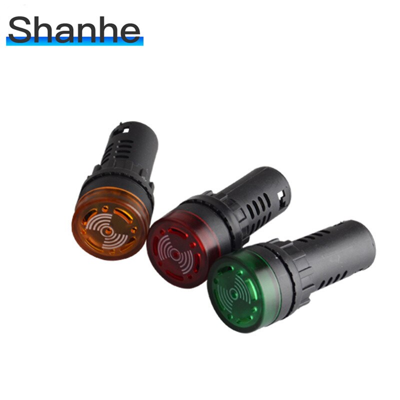 22mm Flash Light Red LED Aktive Buzzer Beep Anzeig... – Grandado