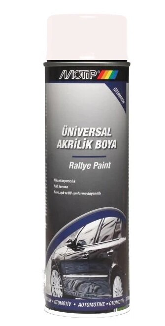 Motip BRIGHT WHITE Universal Acrylic Paint Spray 5... – Grandado