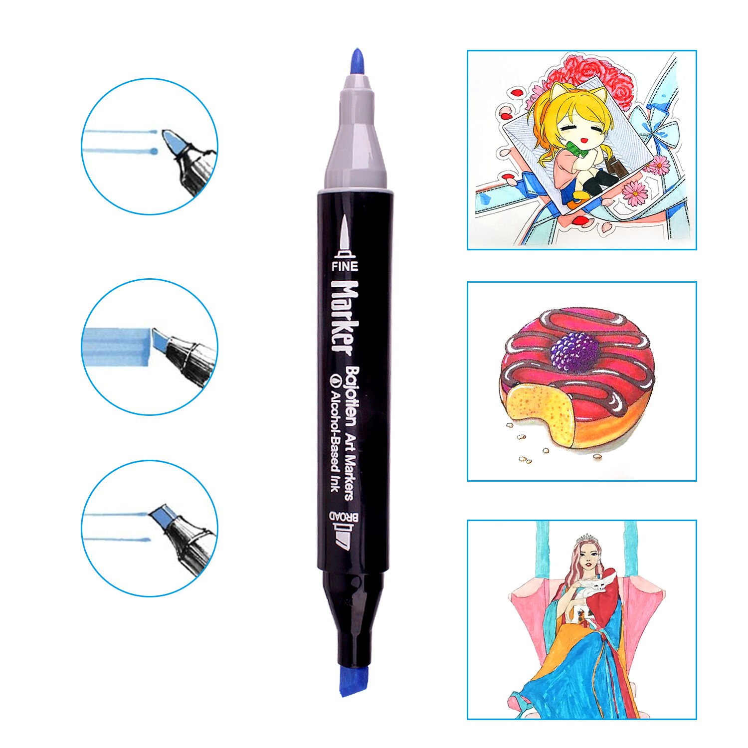 40/60/80 Colours Graphic Drawing Painting Alcohol ... – Grandado