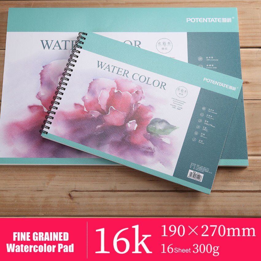 POTENTATE A4 16sheets 300g Artist watercolor paper... – Grandado