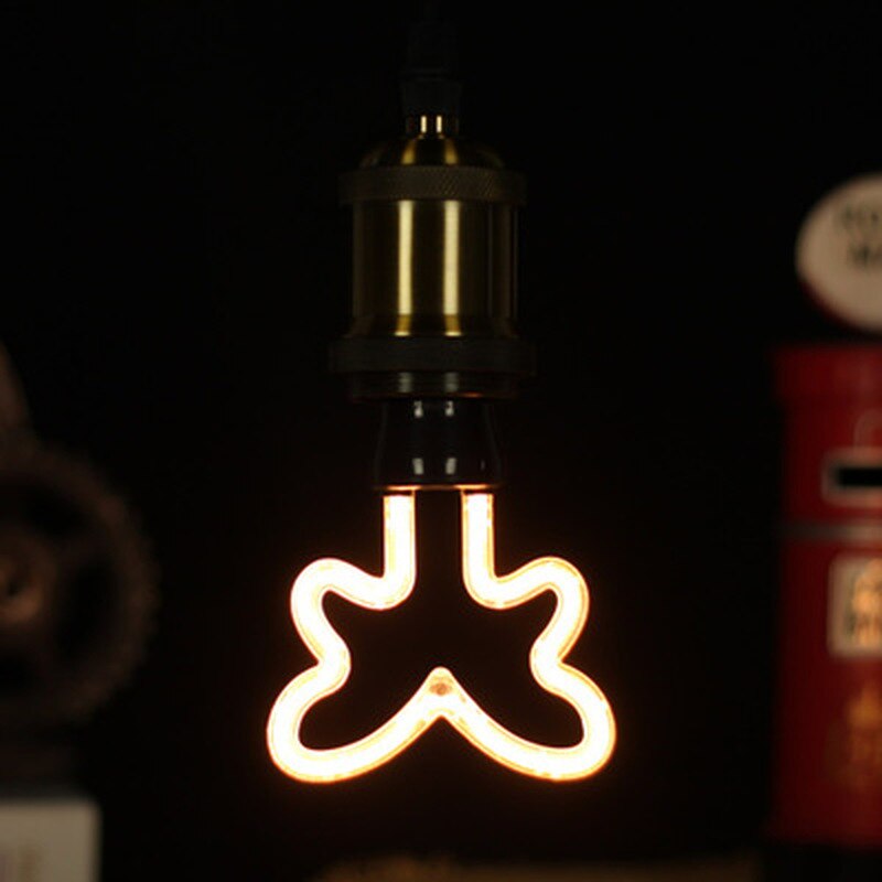 Modern minimalist 220V 4W E27screw retro LED ring ... – Grandado