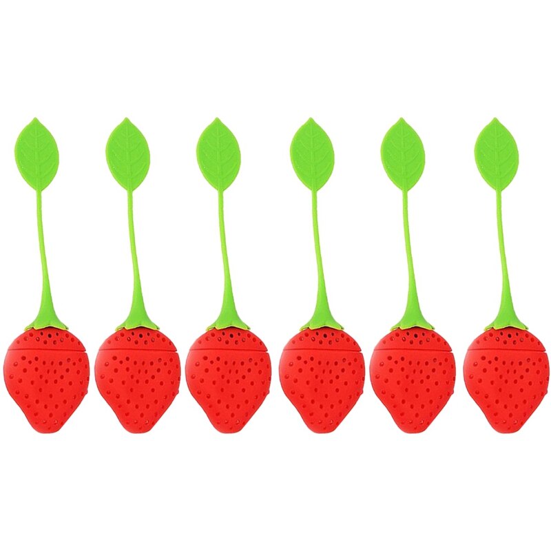 Cute Silicone Strawberry Tea Leaf Strainer Loose H... – Vicedeal