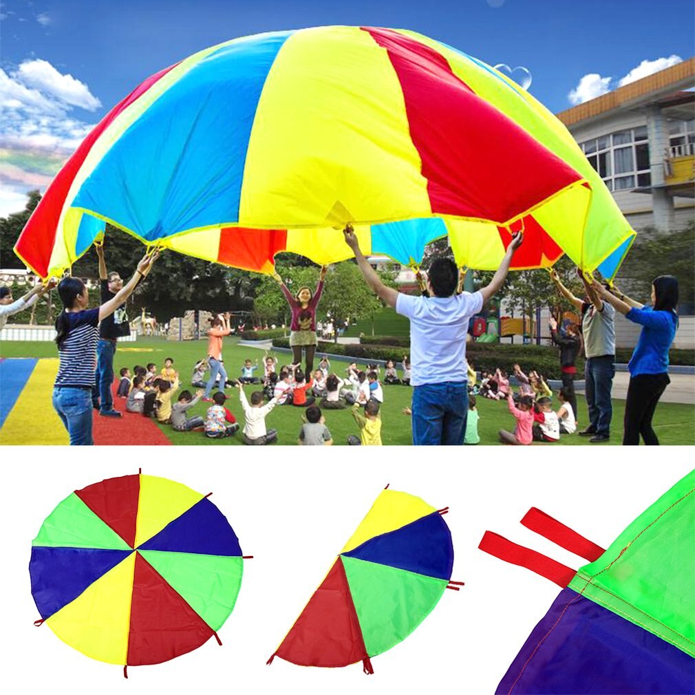 Toy Tent Kids Children Play Rainbow Parachute 8 Ha... – Vicedeal