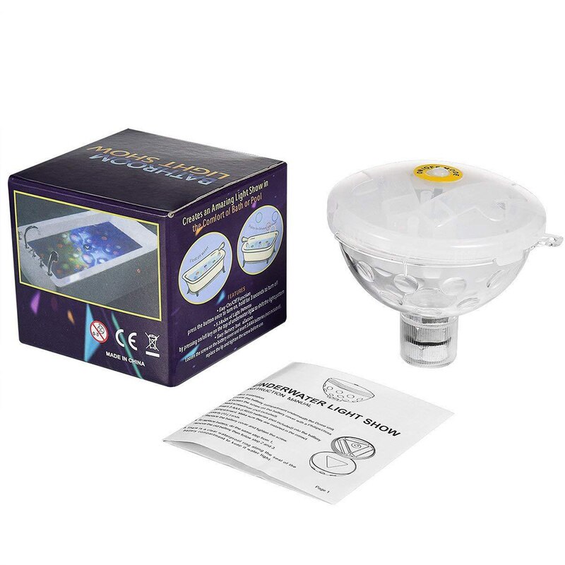 Colorful Bath LED Light Toys Floating Underwater L... – Vicedeal