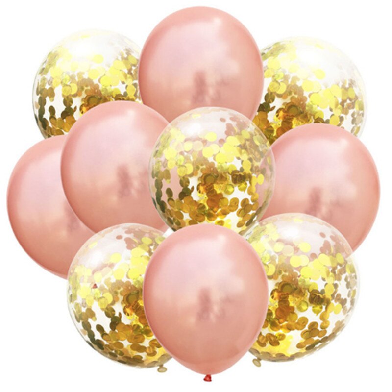 10PCS latex balloons and confetti birthday party d... – Vicedeal