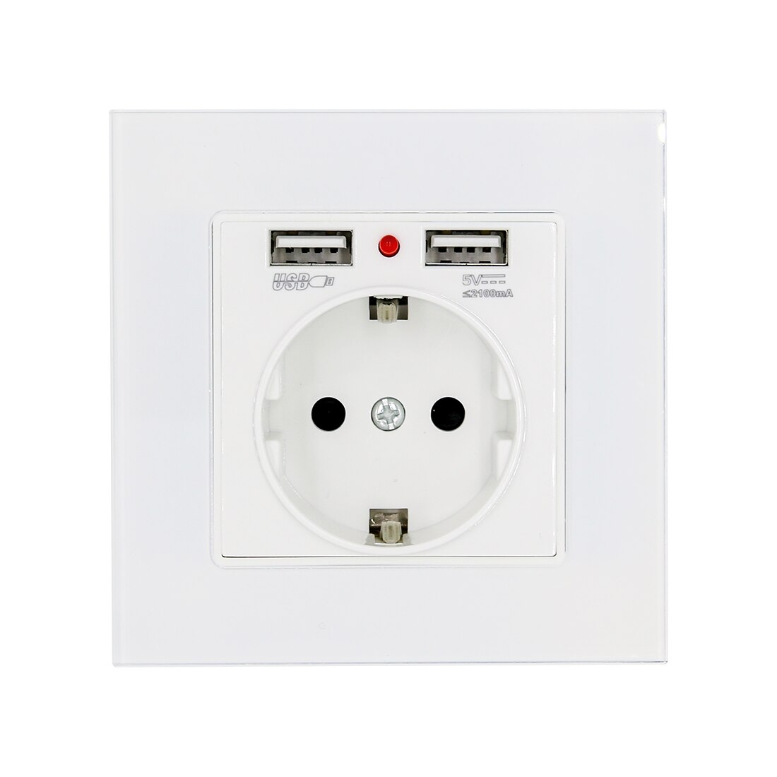 BSEED EU Standard Wall Socket With Double USB Wall... – Vicedeal