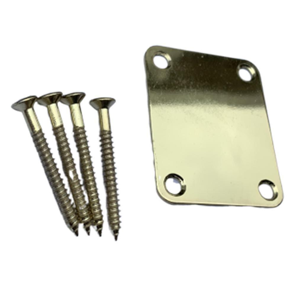 1pc Steel Electric Metal Screw Neck Plate Guitar B... – Grandado
