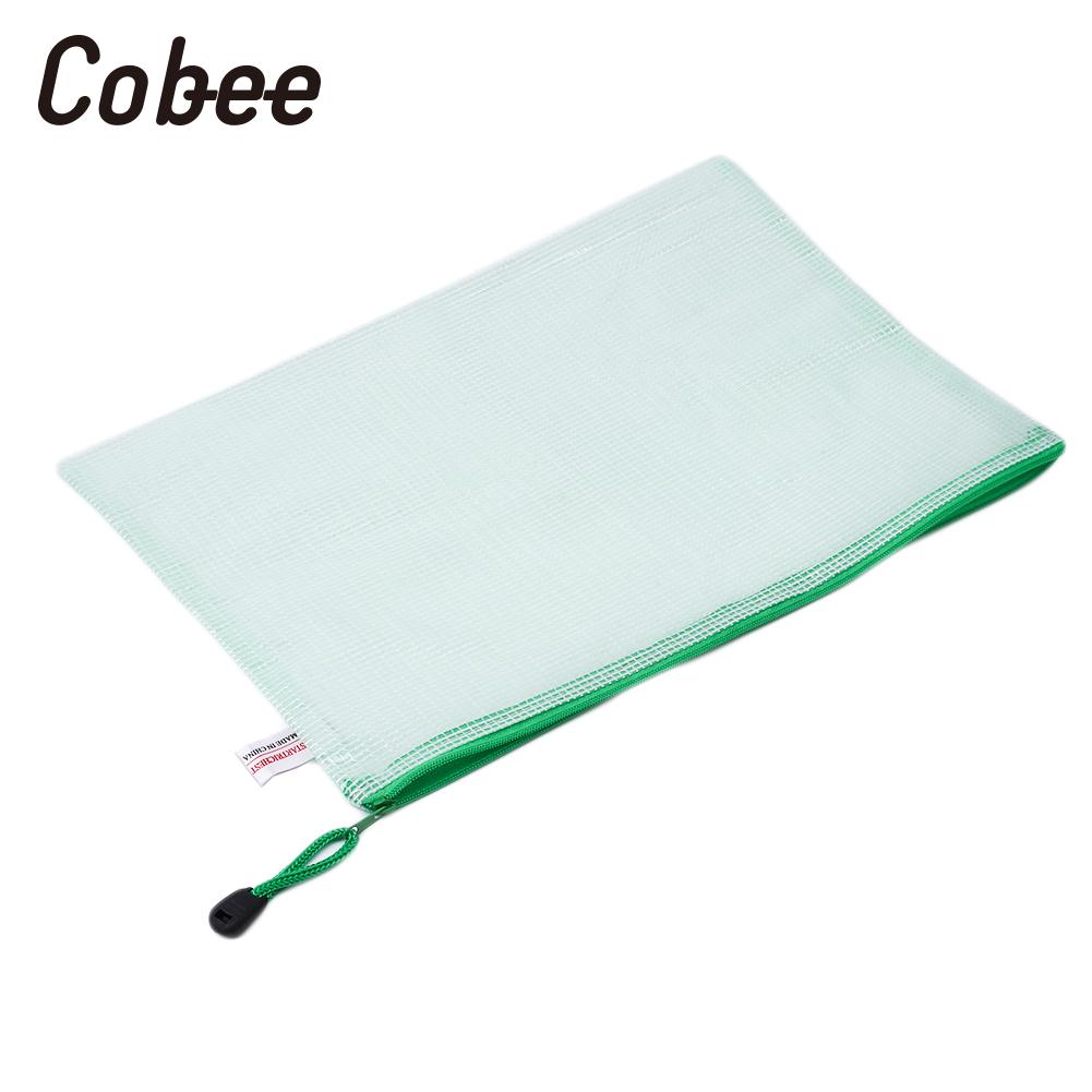 PVC A4 Grid Zipper File Document Holder Pouch Bill... – Vicedeal