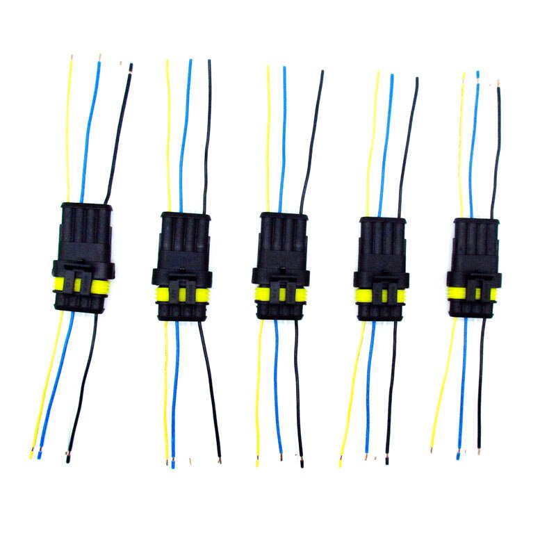5 Sets 4 Pin Amp Superseal Auto Waterdichte Connec... – Grandado