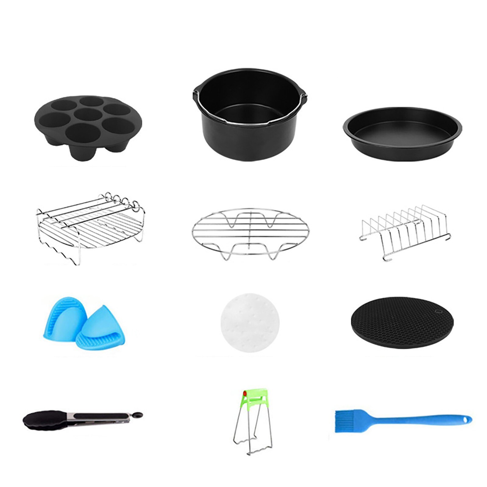 12 Stuks Set Lucht Friteuse Accessoires Kit Deep A... – Grandado 12 Stuks Set Lucht Friteuse Accessoires Kit Deep A... – Grandado