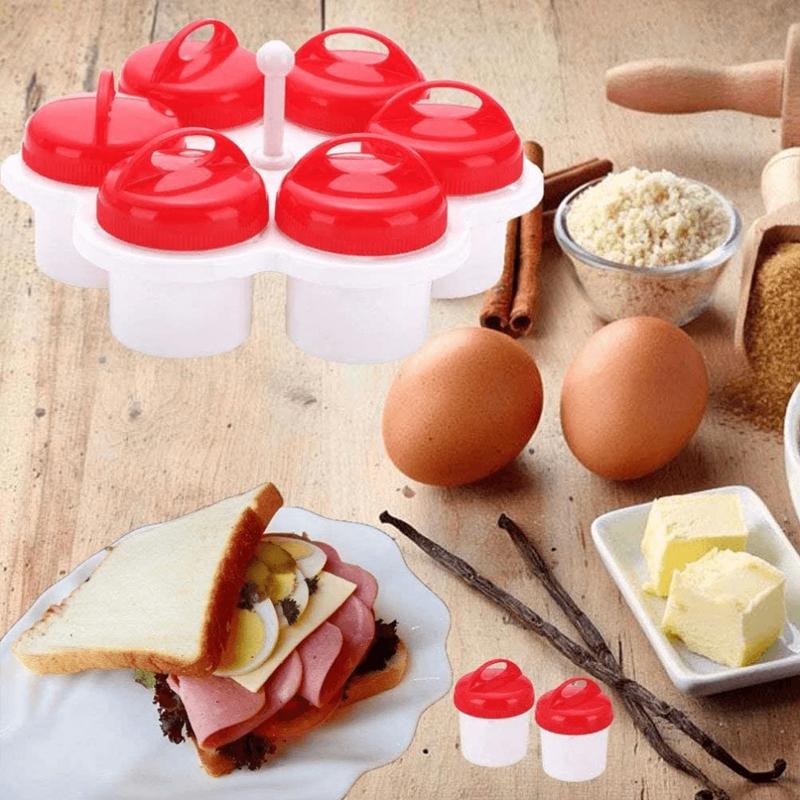 6PCS/1Set Egg Boiler Cup Shape Fancy Patterned Egg... – Vicedeal