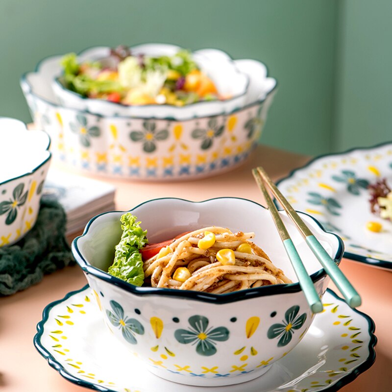 Dinner Full Tableware Of Plates Luxury Serving Eur... – Grandado