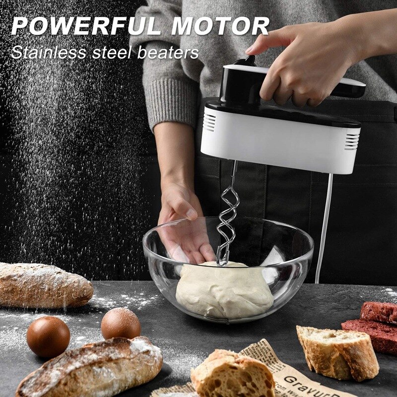 Hand Mixer Electric 5 Speeds Power Lightweight Han... – Grandado