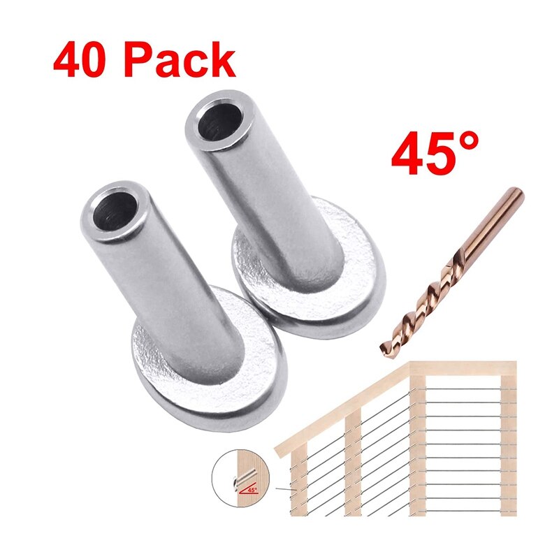 40 Pcs T316 Marine Grade 45 Graden Hoek Schuine Pr... – Grandado