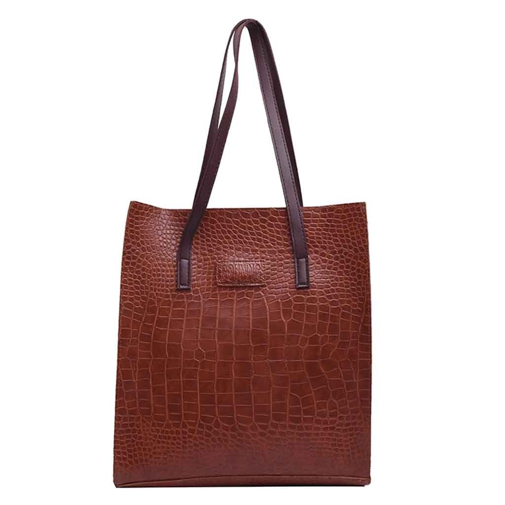 Crocodile Pattern Handbag Women Casual Tote Bags L... – Grandado