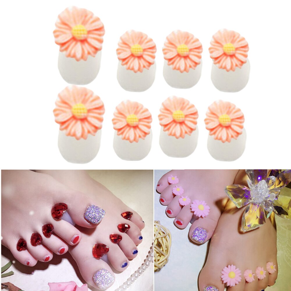 Daisy Flower Silicone Teenseparators Toe Spacers P... – Grandado