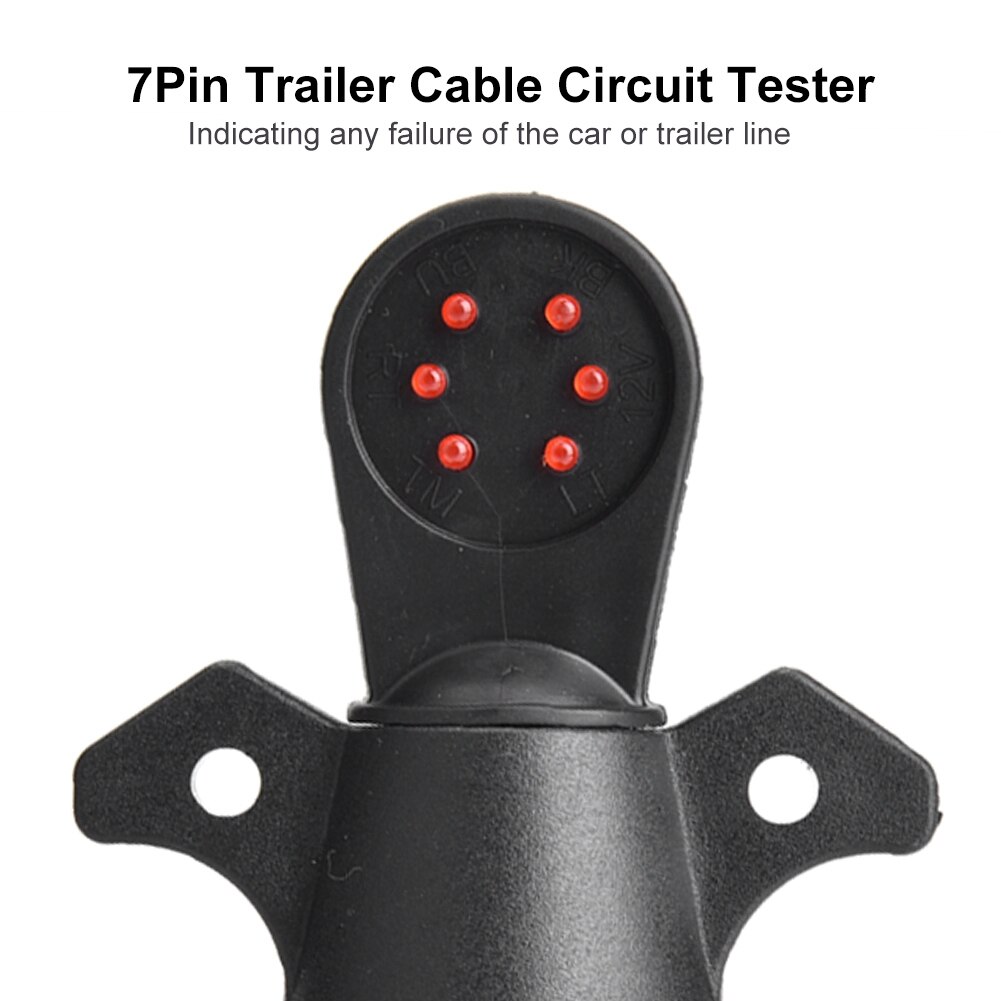 Trailer Socket Tester 12V 7pin flat tester Towing ... – Vicedeal