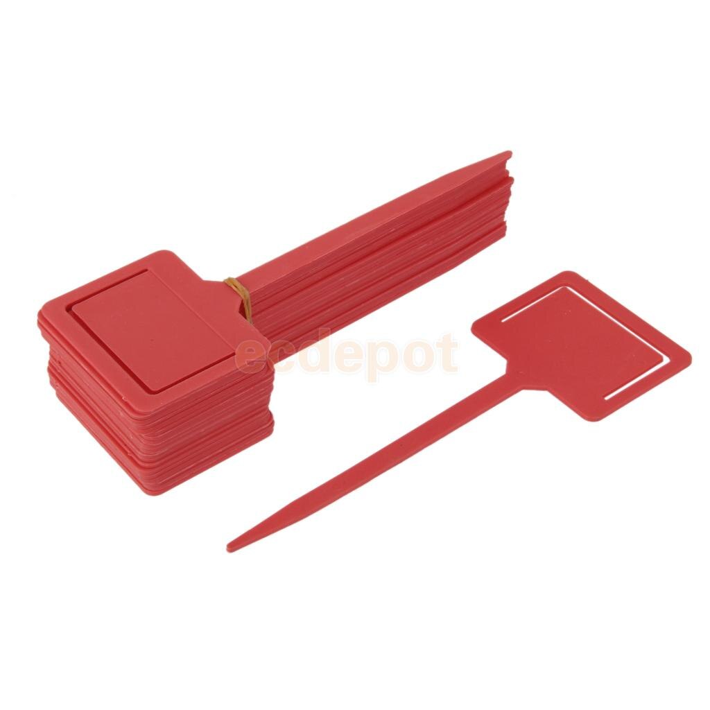 20x Plastic Tags Markers Tuin Zaad Pakket Plant Bl... – Grandado