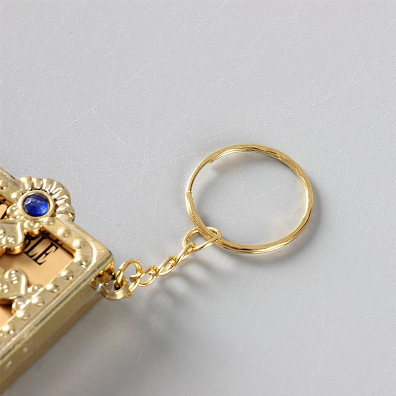 4pcs Mini Holy Bible Keychain Religious Favor Chri... – Grandado