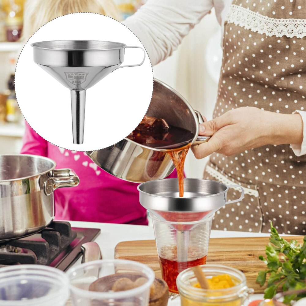 1 Set Keuken Trechter Met Zeef Reinigingsborstel M... – Vicedeal