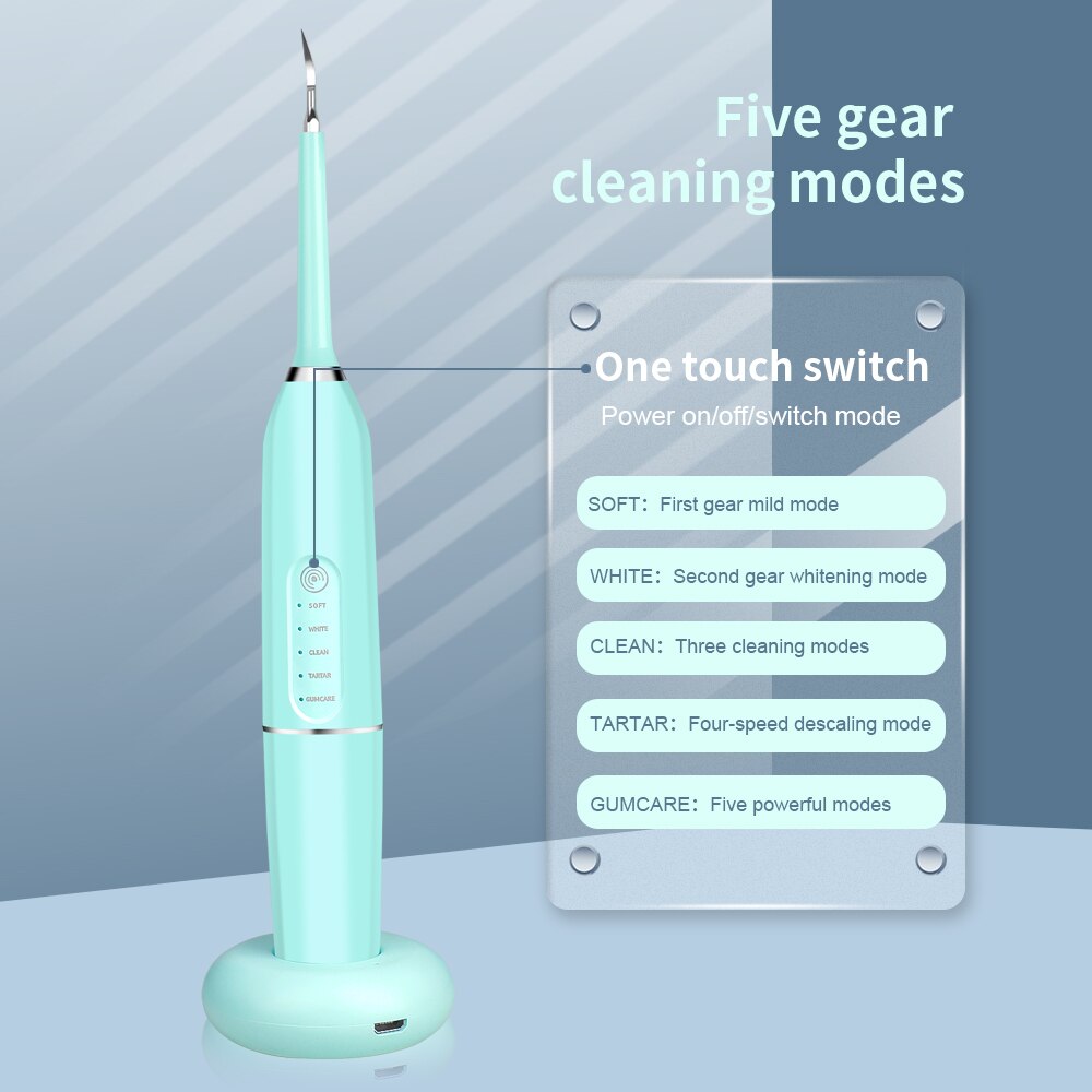 Electric Ultrasonic Dental Scaler Toothbrush Calcu... – Vicedeal