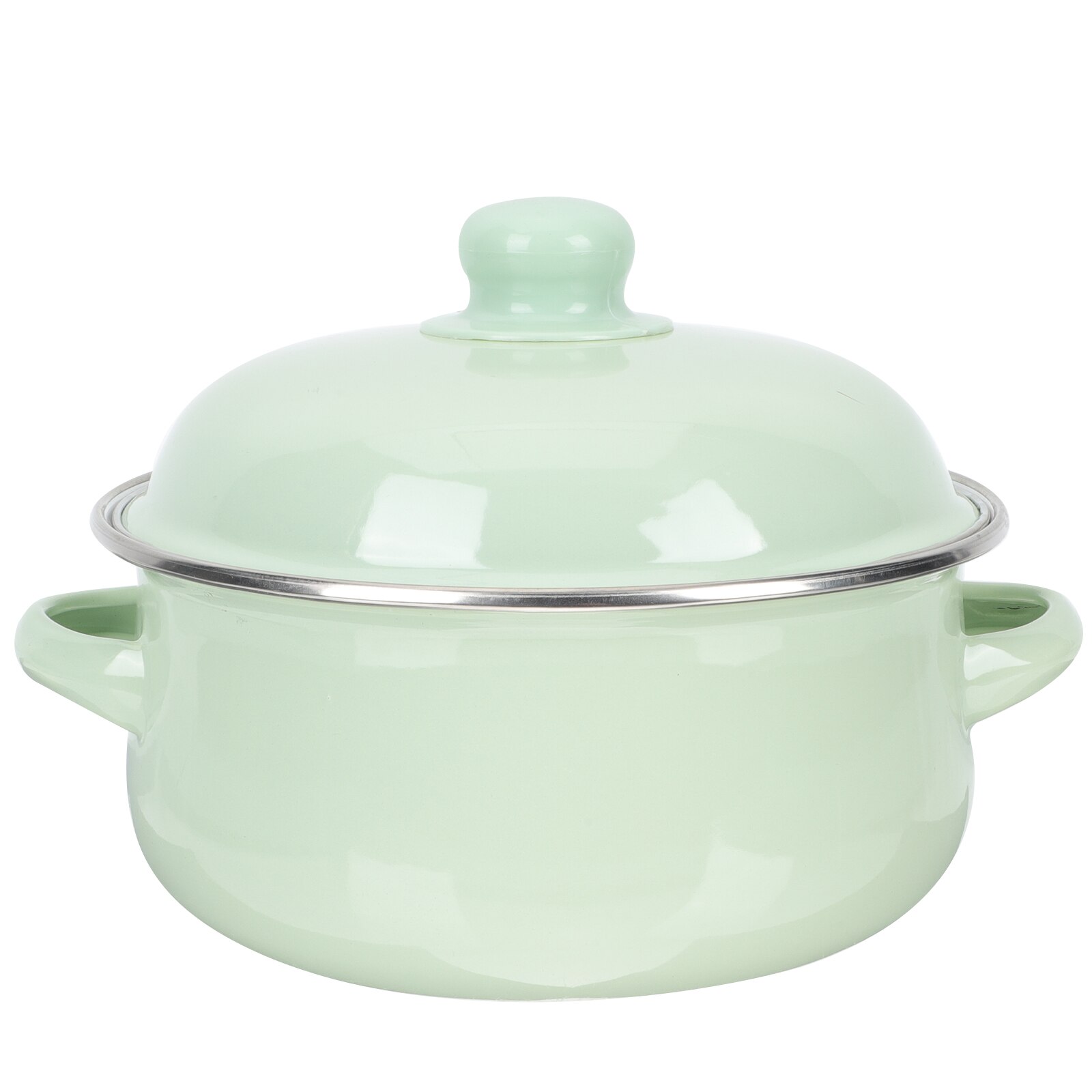 Marmite à soupe décorative en émail, marmite binau... – Grandado