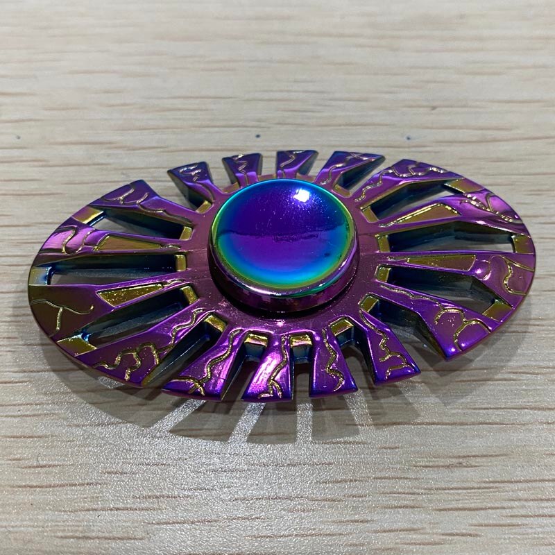 Rainbow Color Oval Fidget Spinner – Grandado