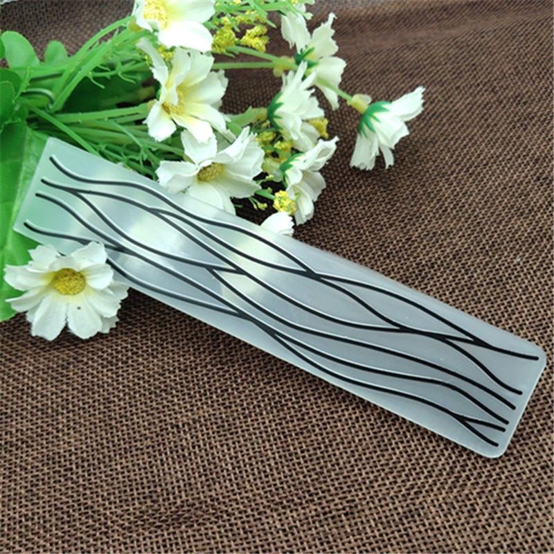 15x3cm plastic line craft card geometric Plastic E... – Grandado