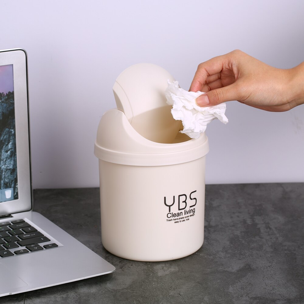 Household Office Use Dustbin Simple Trash Can Kitc... – Grandado